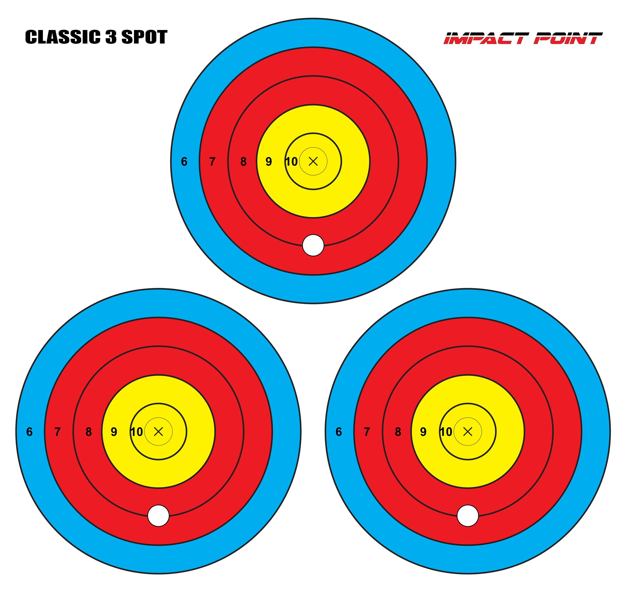 Classic 3 Spot – Impact Point Archery