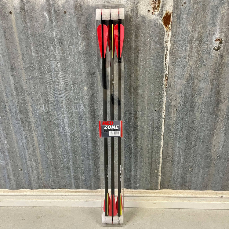 Redzone RED/YELLOW Econ Carbon Field Points Arrow 550 Spine – Impact ...